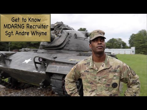 Get to Know MDARNG Recruiter Sgt Andre Whyne