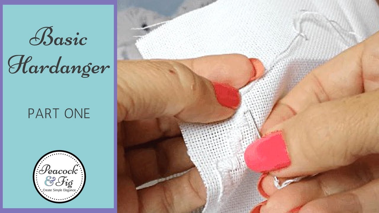 How to do basic hardanger embroidery: part 1 - experimenting with hardanger