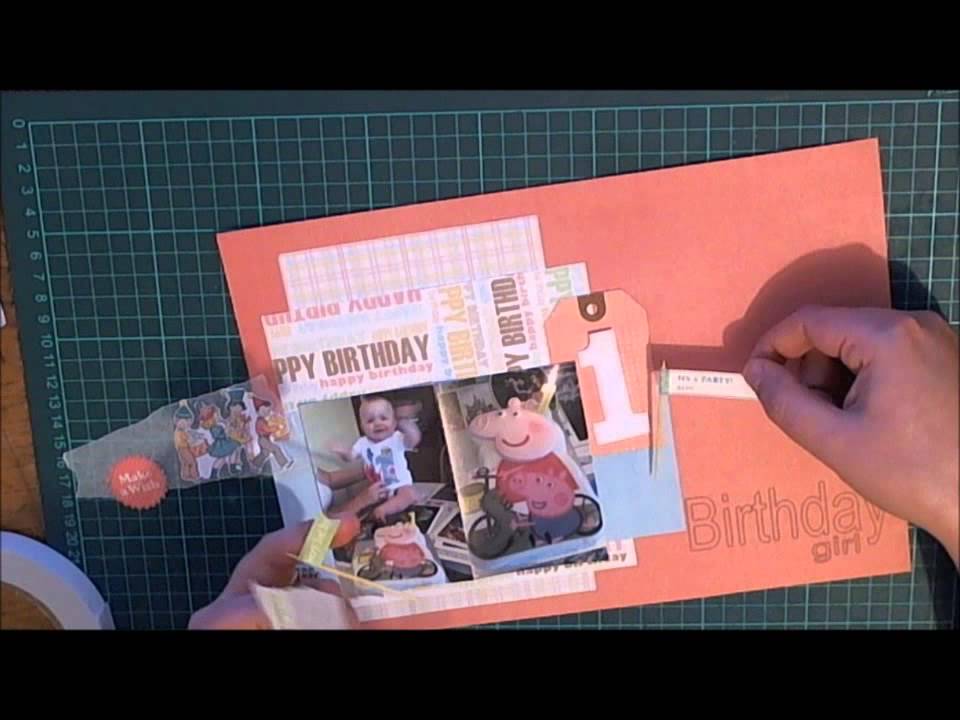 Sam's Scrapbook Process : Birthday