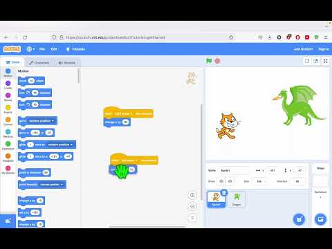Touching Other Characters in Scratch Part One