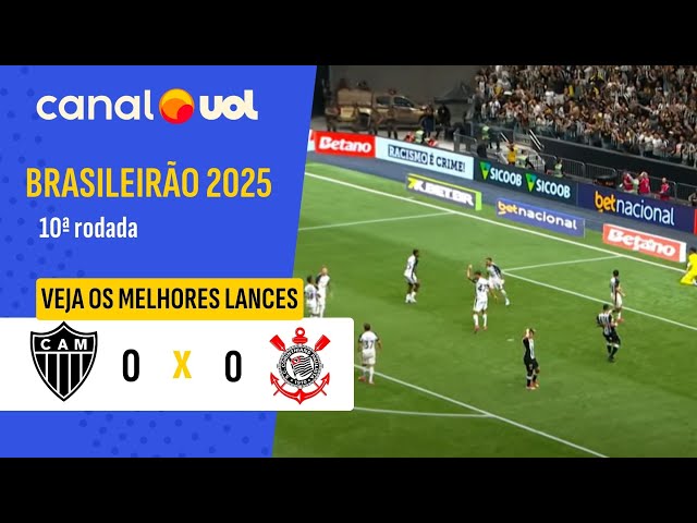 Hugo faz milagres, e Corinthians misto segura empate com Atlético-MG