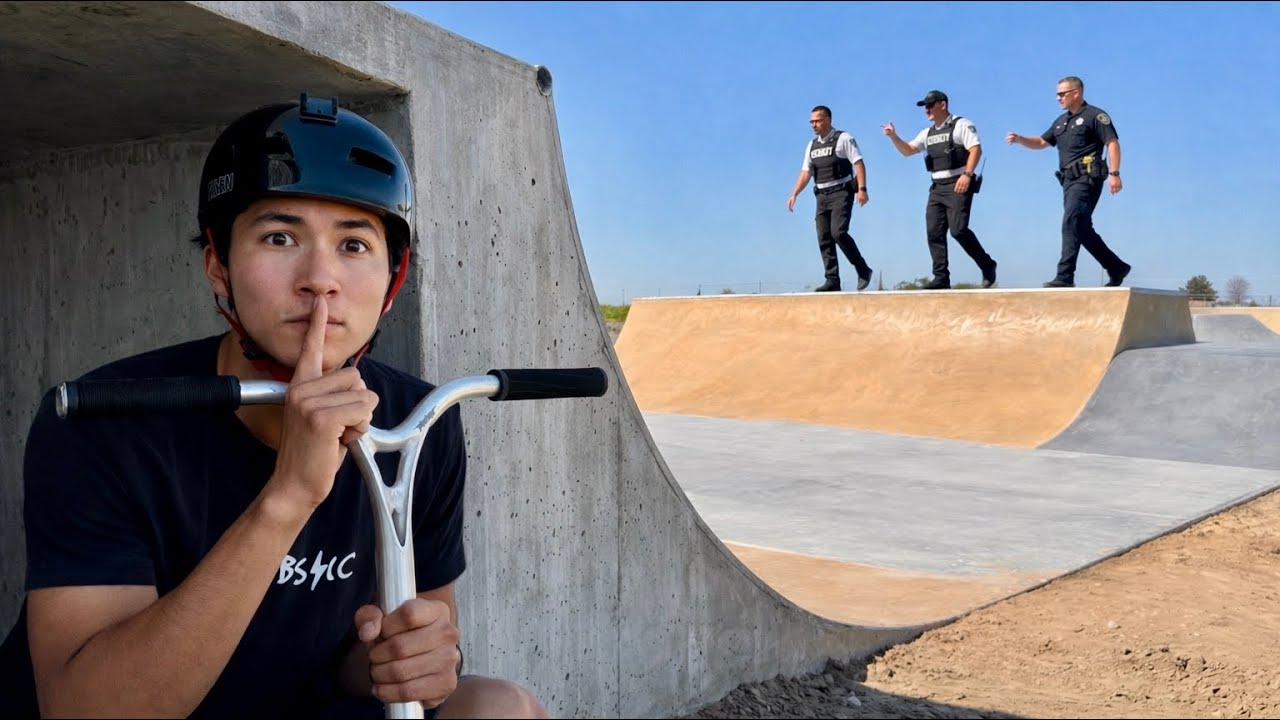 This Skatepark Isn't Open.. We Rode It Anyway
