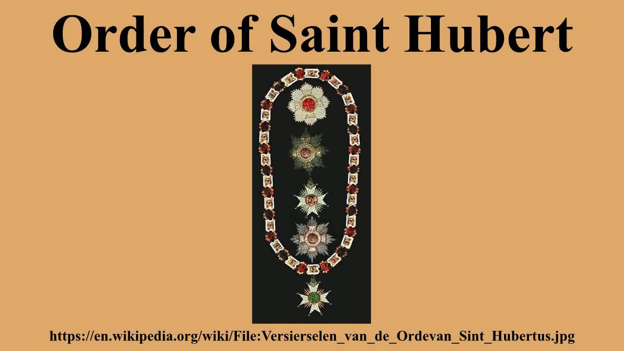 Order of Saint Hubert