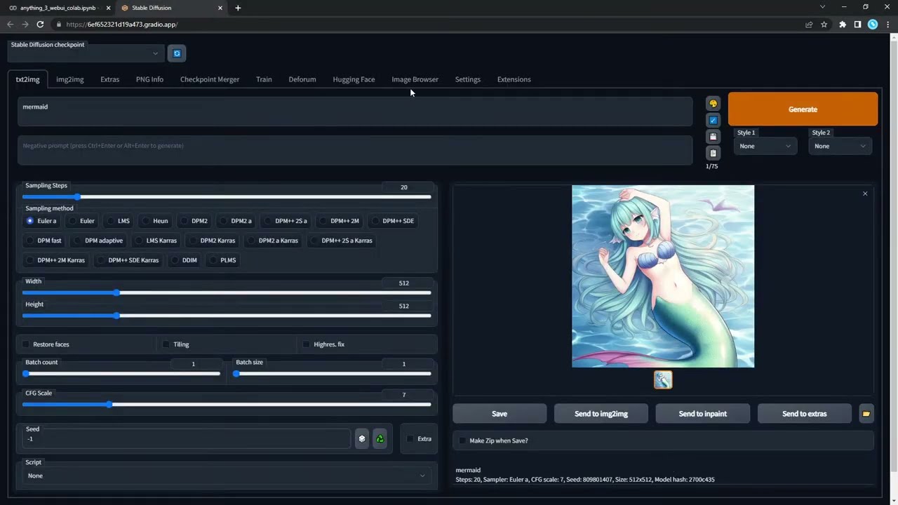 How To Use Stable Diffusion WebUI 🤗 Hugging Face Upload Extension With Colab