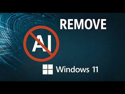 Remove All AI from Windows 11 | Step-by-Step Tutorial