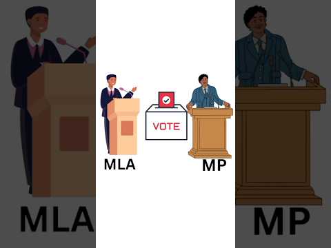 MLA vs MP, Difference between MLA and MP. #politics #india #election2024 #mla #mp