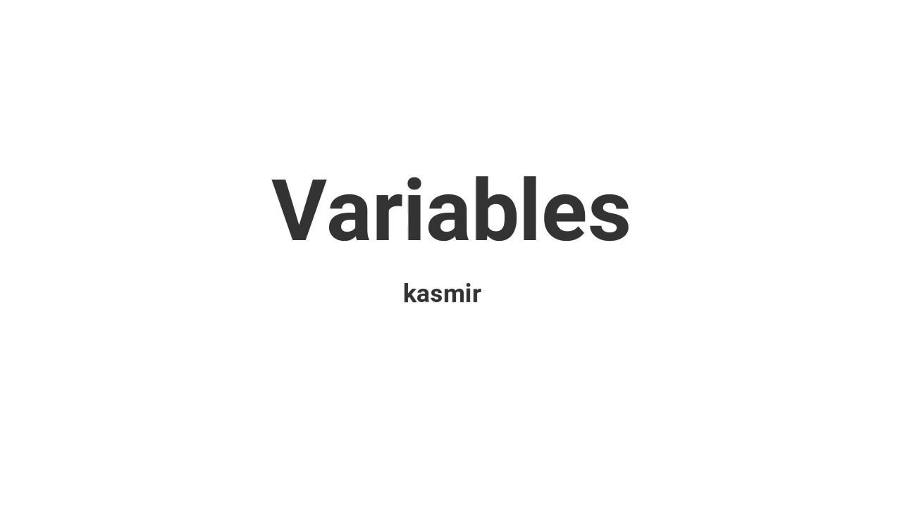 Java Tagalog Tutorial #2: Variables