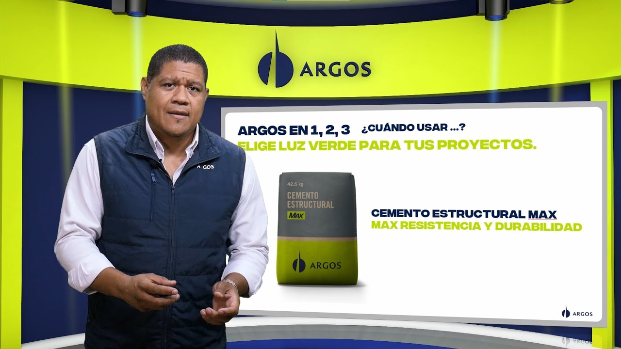Cemento Estructural Max | Argos en 1, 2, 3