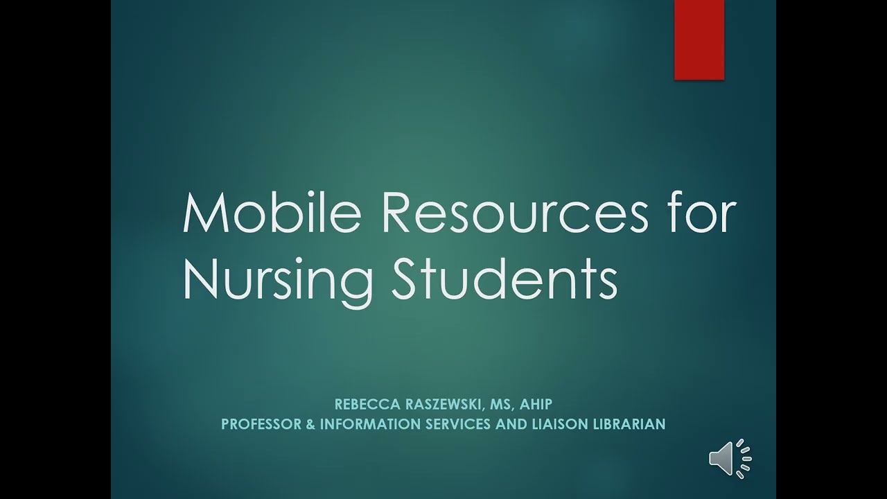 Mobile Resources for Nursing Students