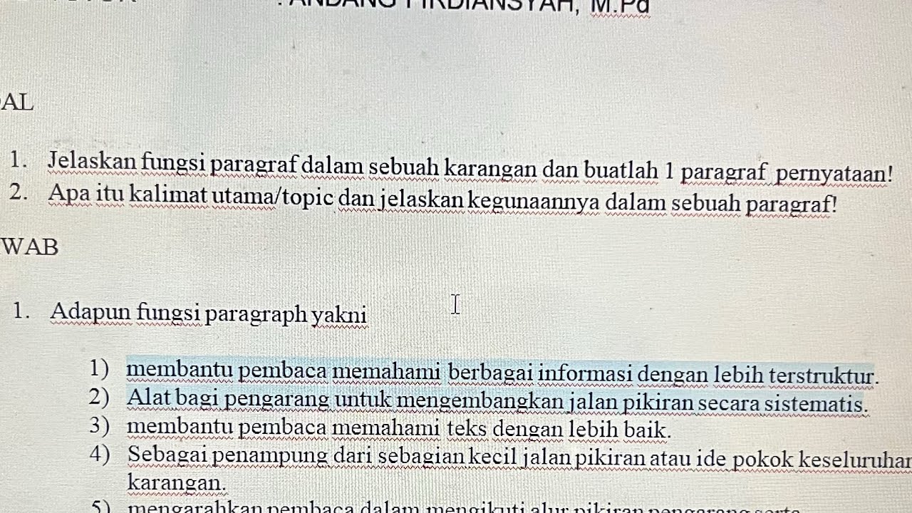 TUGAS 1 sesi 3 KETERAMPILAN MENULIS UT