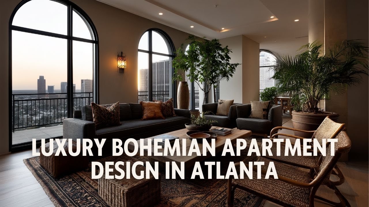Luxury Bohemian Apartment Design in Atlanta – Artistic, Relaxed