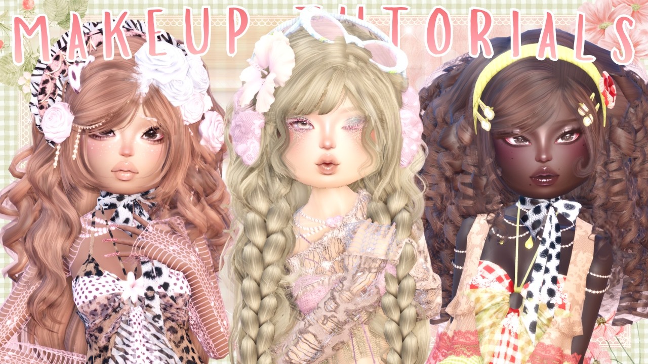 *ANGELIC* Custom Makeup Tutorials For Dress To Impress! ౨ৎ 𓏲🪽˚. ˖ . ݁