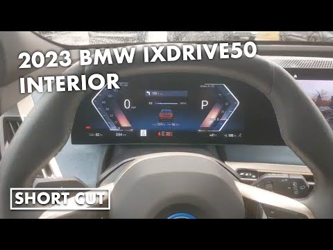 2023 BMW iXDrive50 interior review