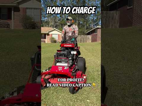 How to charge for lawn mowing with profit
