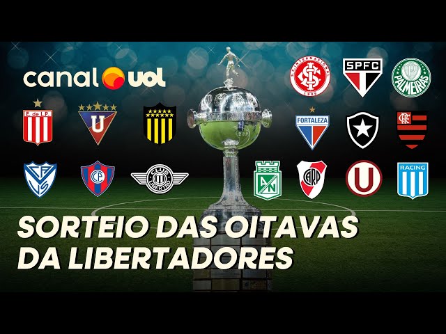 Transmissão ao vivo do sorteio das oitavas da Libertadores: veja aqui