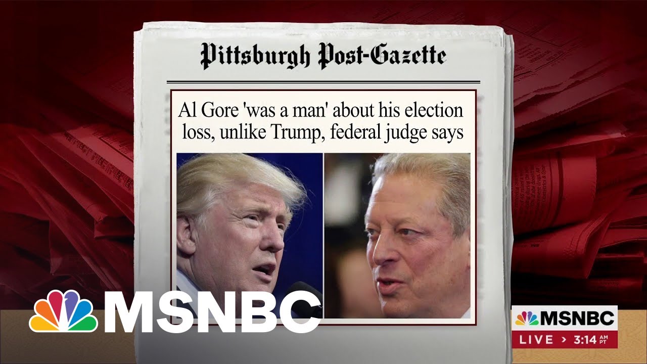 Al Gore Was 'A Man' About His Loss Compared To Trump, Says Federal Judge