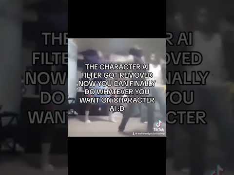 The character ai filter got removed!! #characterai