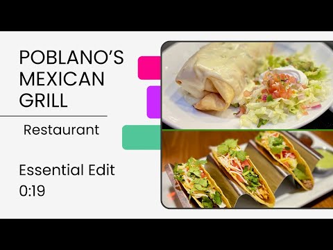 Long Day? Poblano's Mexican Grill is here for you!