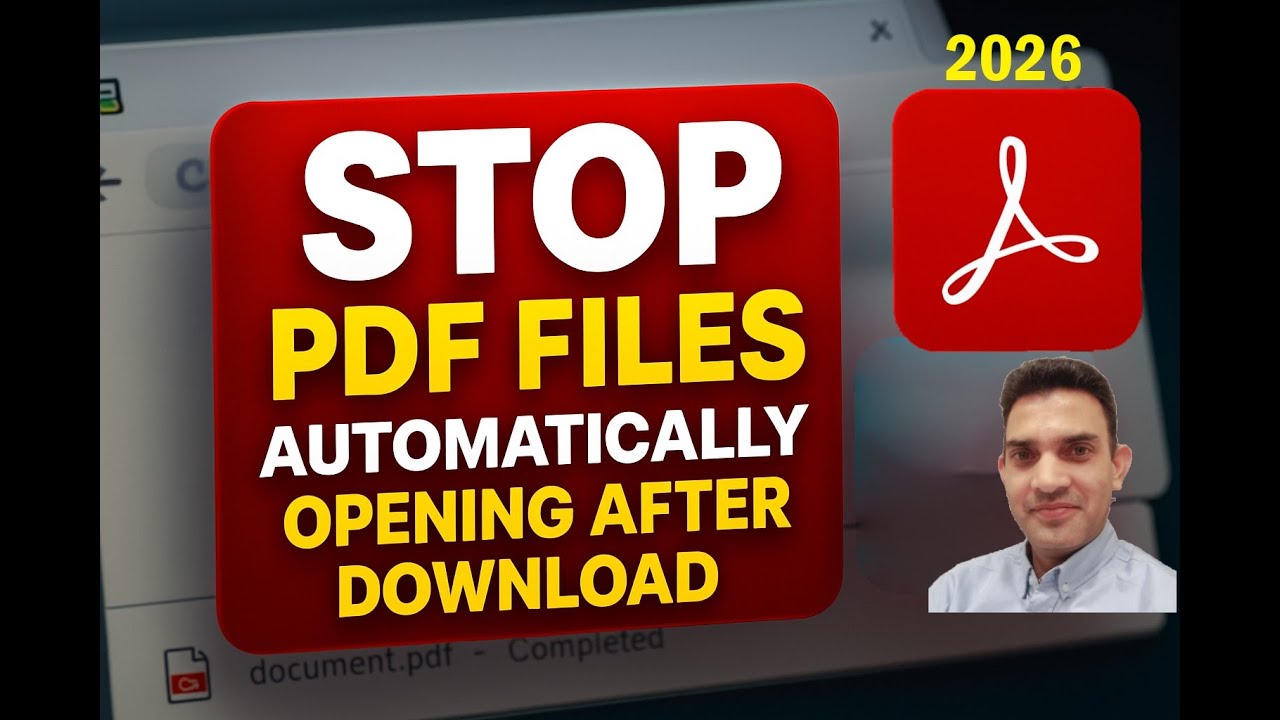 Stop PDF Files from Automatically Opening After Download | How To Download PDF File Without Opening