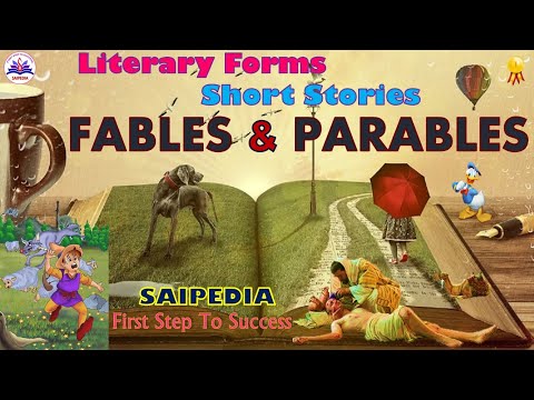 Fable and Parable: Definition and Examples explained in Tamil| Literary form| Short Story genre
