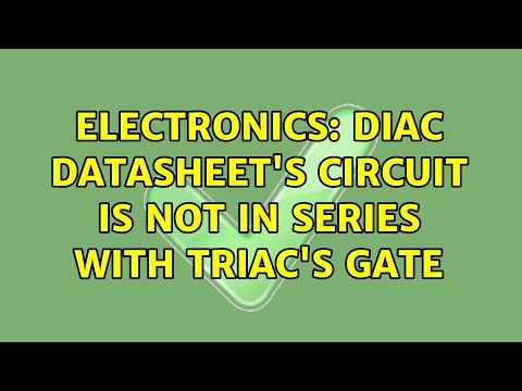Electronics: DIAC datasheet's circuit is not in series with TRIAC's Gate