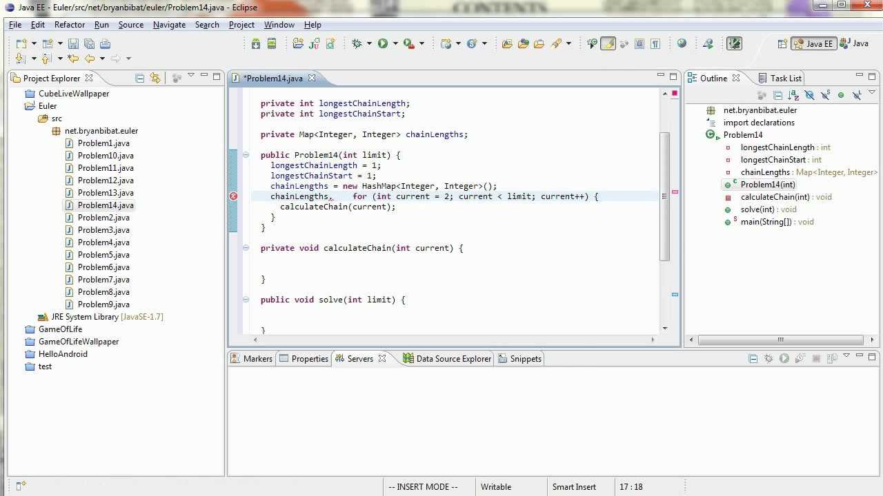 Project Euler: Java solution to problem 14