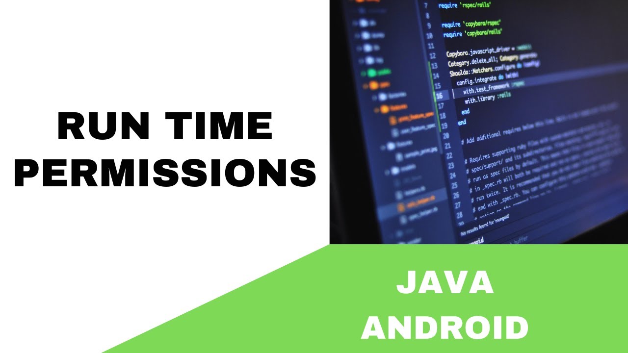 ANDROID - RUN TIME PERMISSIONS TUTORIAL IN JAVA