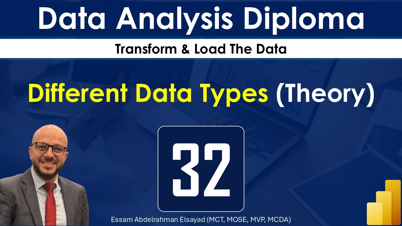 Different Data Types | Eps-32 | Microsoft Power BI Data Analysis Diploma