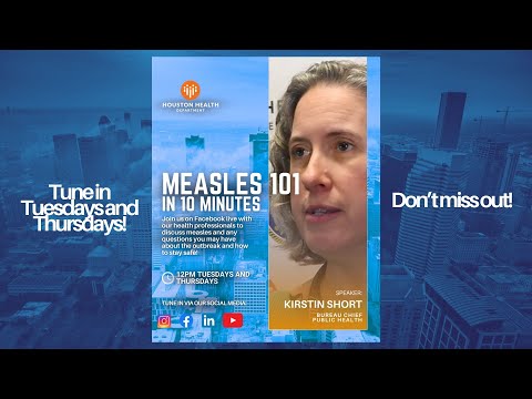 Measles 101 in 10! (English and Spanish) ๐โ๏ธ