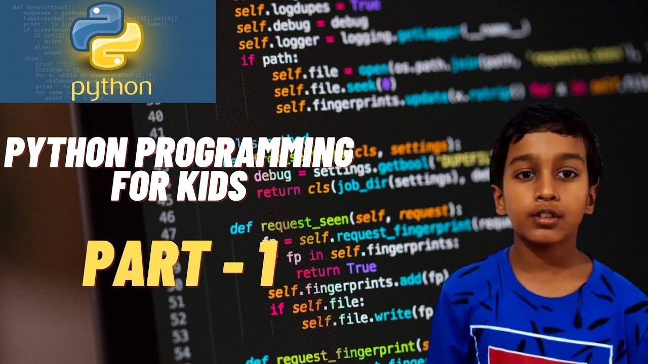 Python programming for kids - Part 1 | Introduction | Python basics | How to install Python