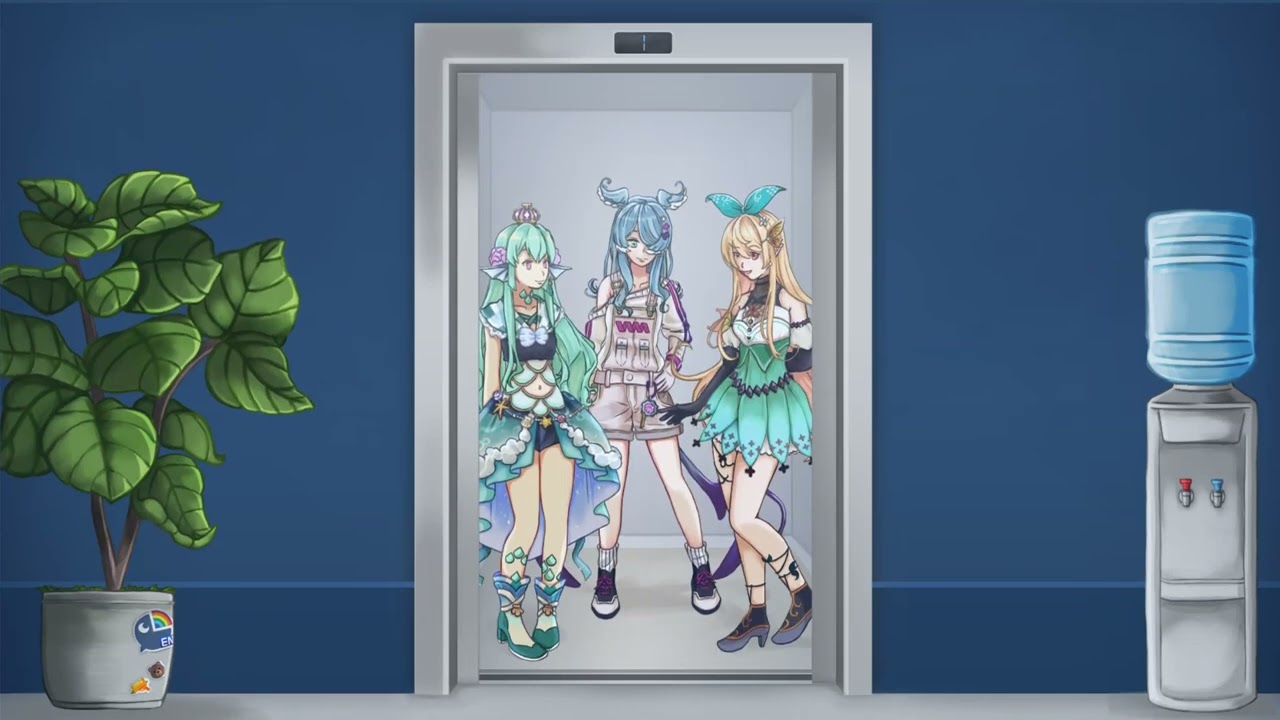 【Animated wallpaper - Nijisanji EN】Lazulight in elevator