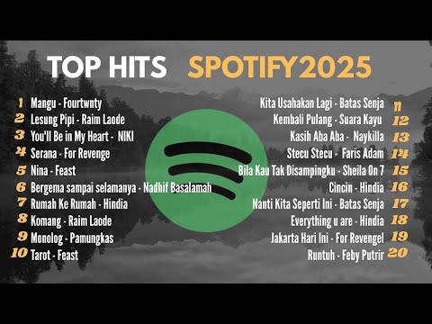 Top Hits Spotify Indonesia 2025 | Top Spotify Indonesia 2025 | Lagu Hits Spotify 2025 | Lagu Terbaru