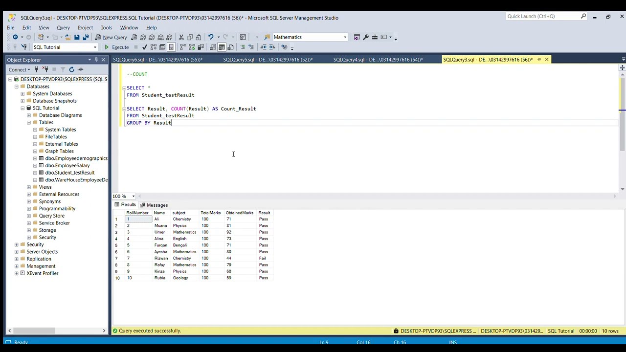 SQL Counting Essentials the COUNT Function