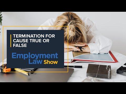Termination for Cause True or False - Employment Law Show: S6 E23