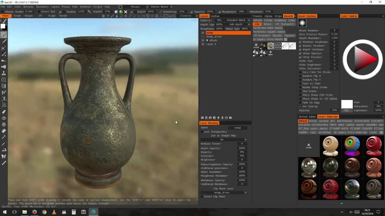 3DC diffuse map to normal map