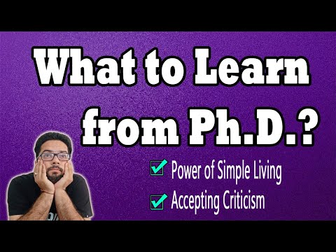 Lessons to be learnt from PhD life – Researcher's Quest
