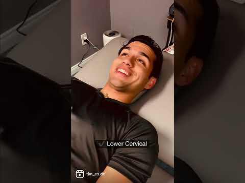 Neck tension released. #shorts #chiropractic #chiropractor #health #wellness #asmr #neckpain