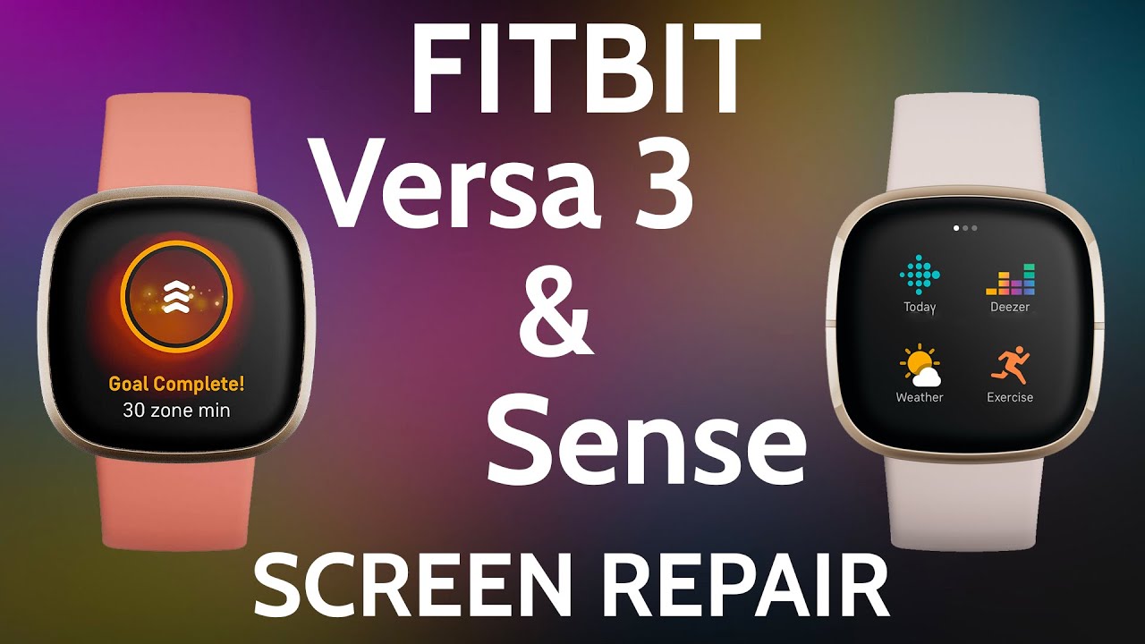 How to Replace the LCD Screen on Fitbit Versa 3 & Fitbit Sense | Repair Guide for FB511 & FB512