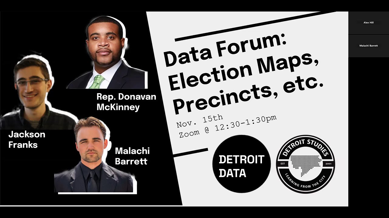 Detroit Data Forum: Election Maps and Precincts | Nov 2024