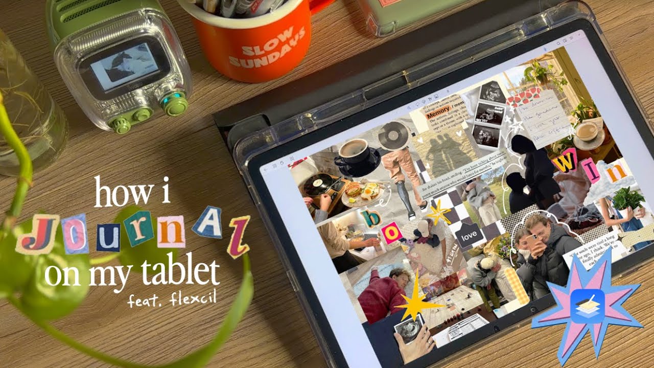 how i journal on my tablet 📝 my digital journal/planner system (feat. flexcil)