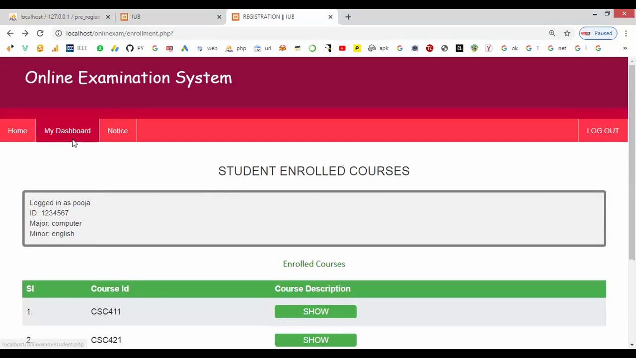 Online Exam Management System in PHP - OKOK PROJECTS- Final Year ...