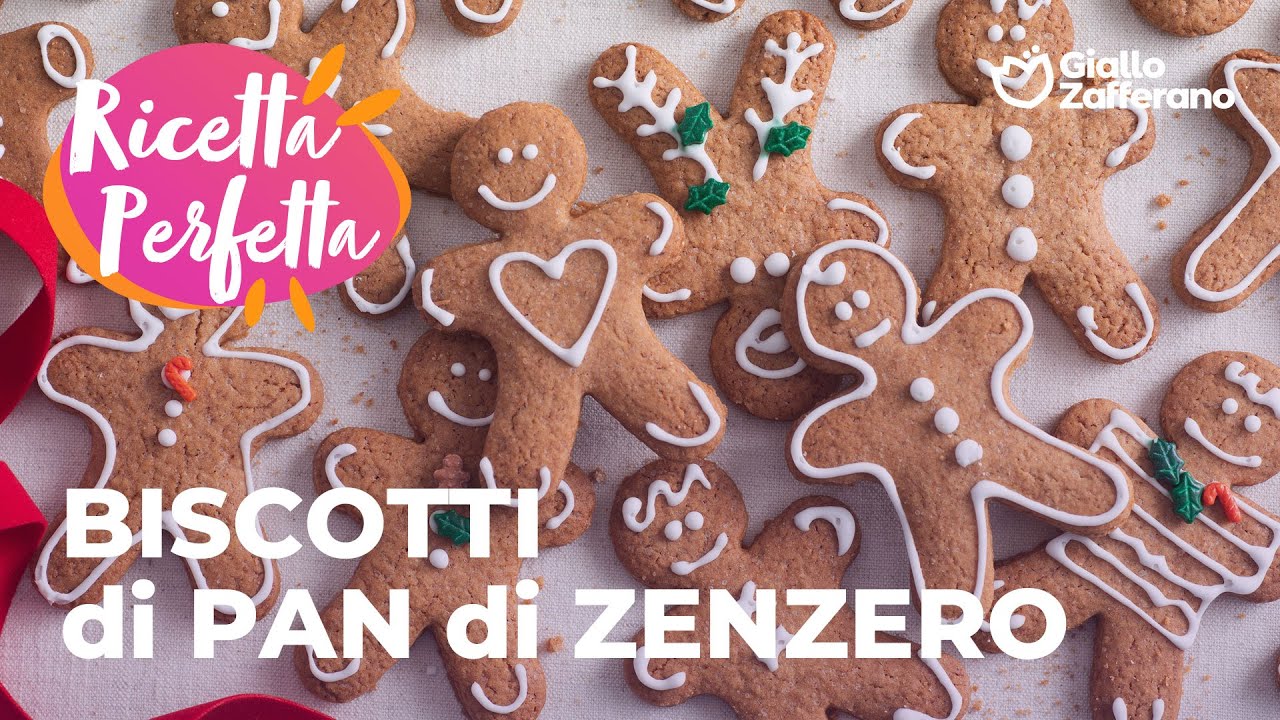 BISCOTTINI di PAN di ZENZERO - la RICETTA ORIGINALE dei GINGERBREAD😋❤️