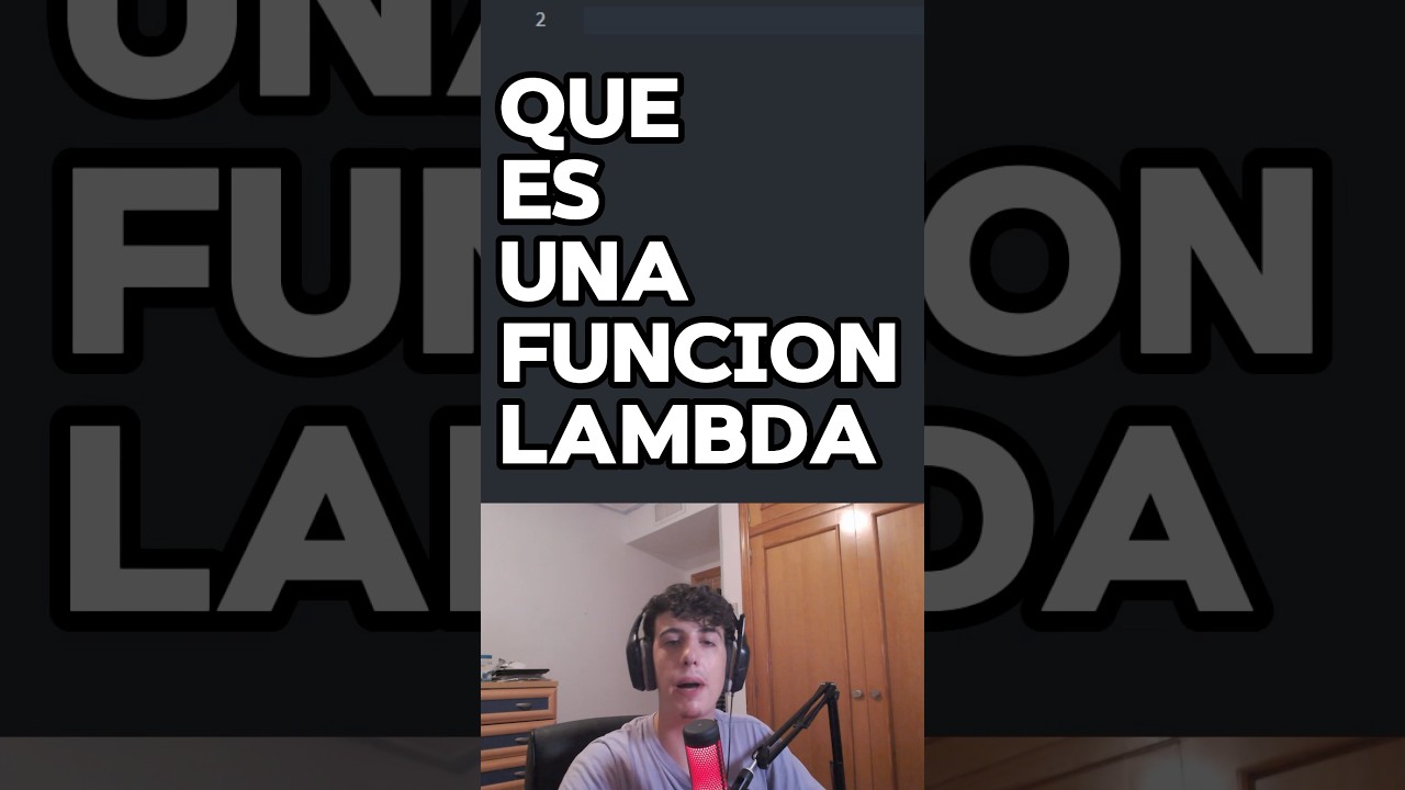 Qué es una función lambda? #python