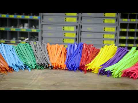 14" 120 Lb Color Coded Cable Ties