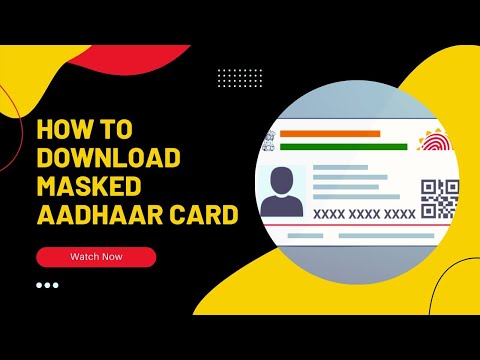 Download Masked Aadhar Card From UIDAI