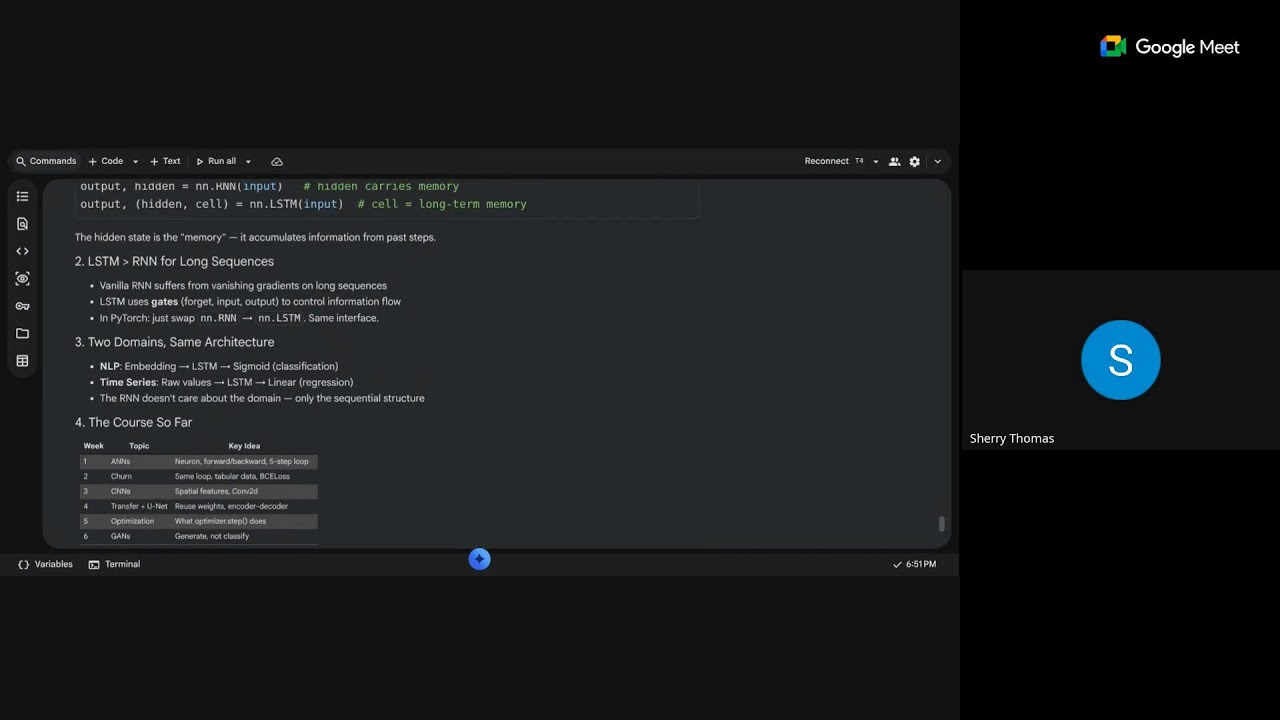 DL Gen AI Week 7 and 8 Programming- Live Session 26T1