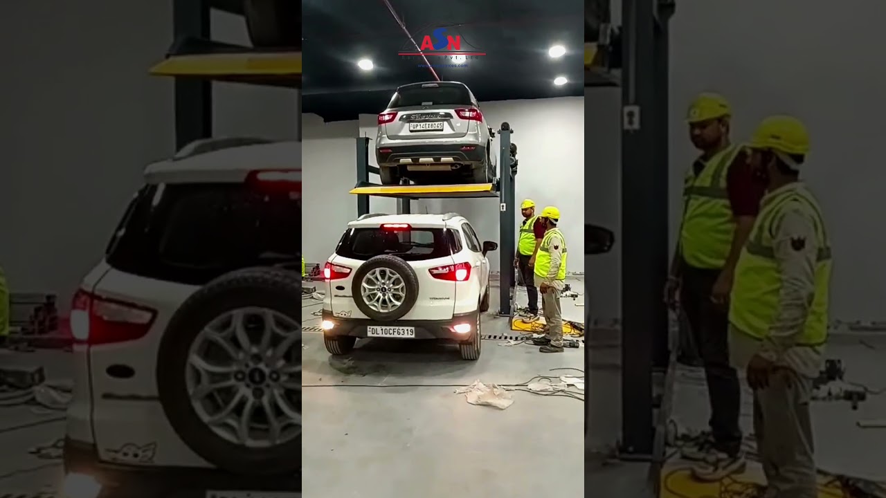 Electro-mechanical Stack Parking System successfully installed at Westside Mall, Rohini