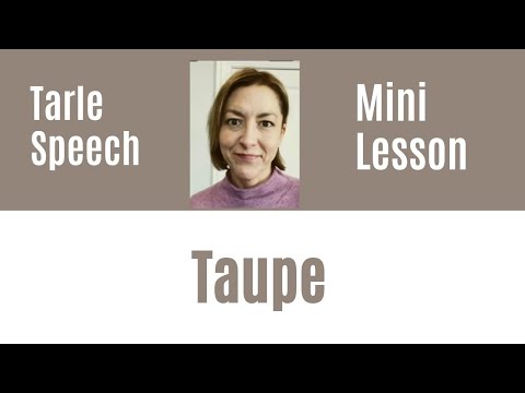 Learn to Pronounce TAUPE - #SHORTS Quick English Pronunciation Mini Lesson