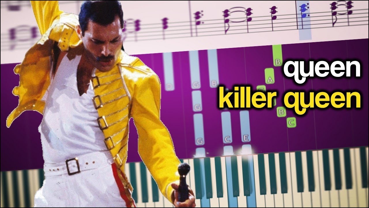 How to play the piano part of Killer Queen (with sheets)