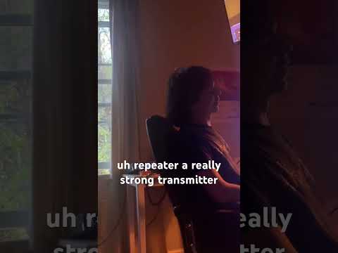 Messing with a cb radio #funny #cbradios